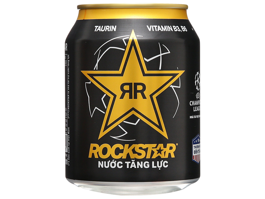Lốc 6 lon nước tăng lực Rockstar 250ml tại Bách Hóa Xanh