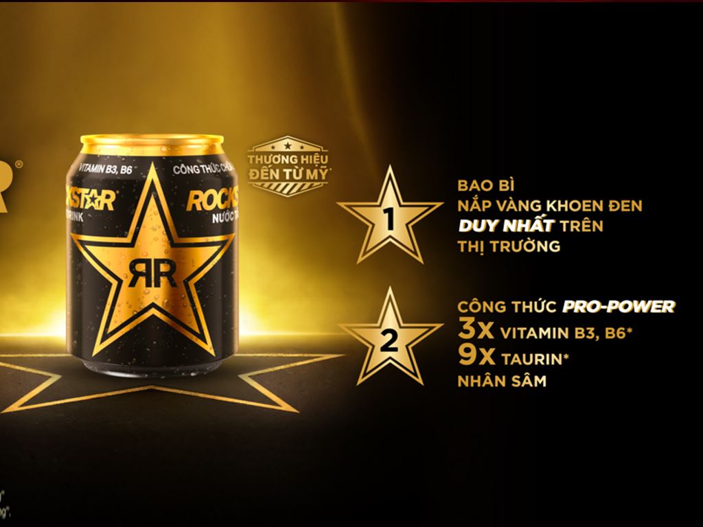 Lốc 6 lon nước tăng lực Rockstar 250ml tại Bách Hóa Xanh