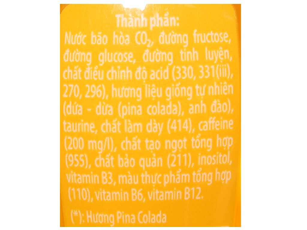 Nước tăng lực Rồng Đỏ Pina Colada 330ml tại Bách Hóa Xanh