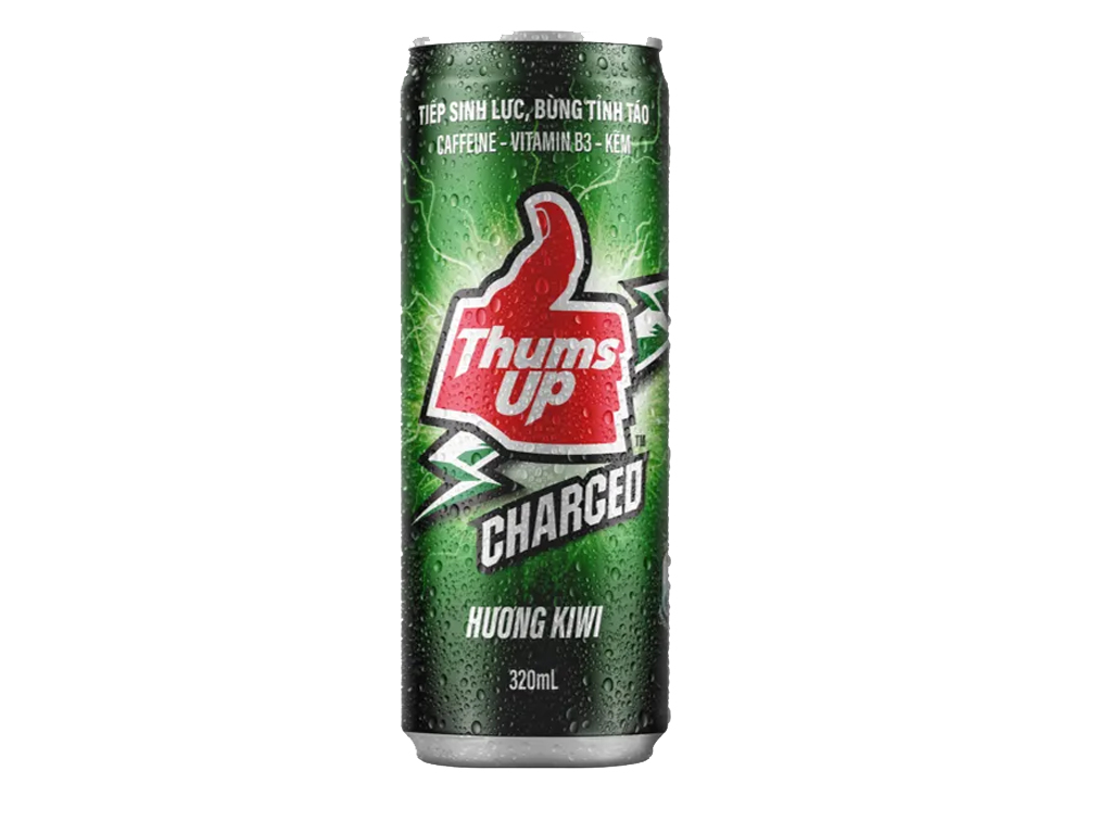 Nước tăng lực Thums Up Charged kiwi 320ml tại Bách Hóa Xanh