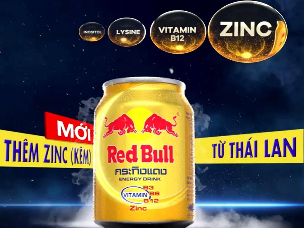 Thùng 24 lon Redbull Thái kẽm 250ml tại Bách Hóa XANH