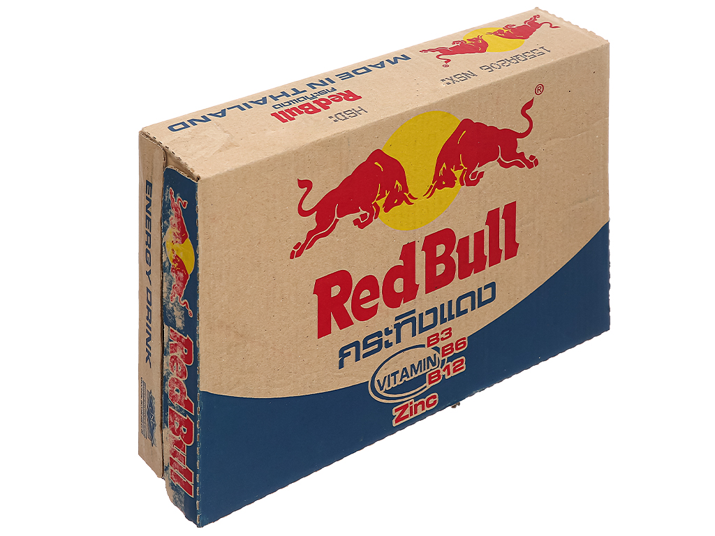 Thùng 24 lon Redbull Thái kẽm 250ml tại Bách Hóa XANH