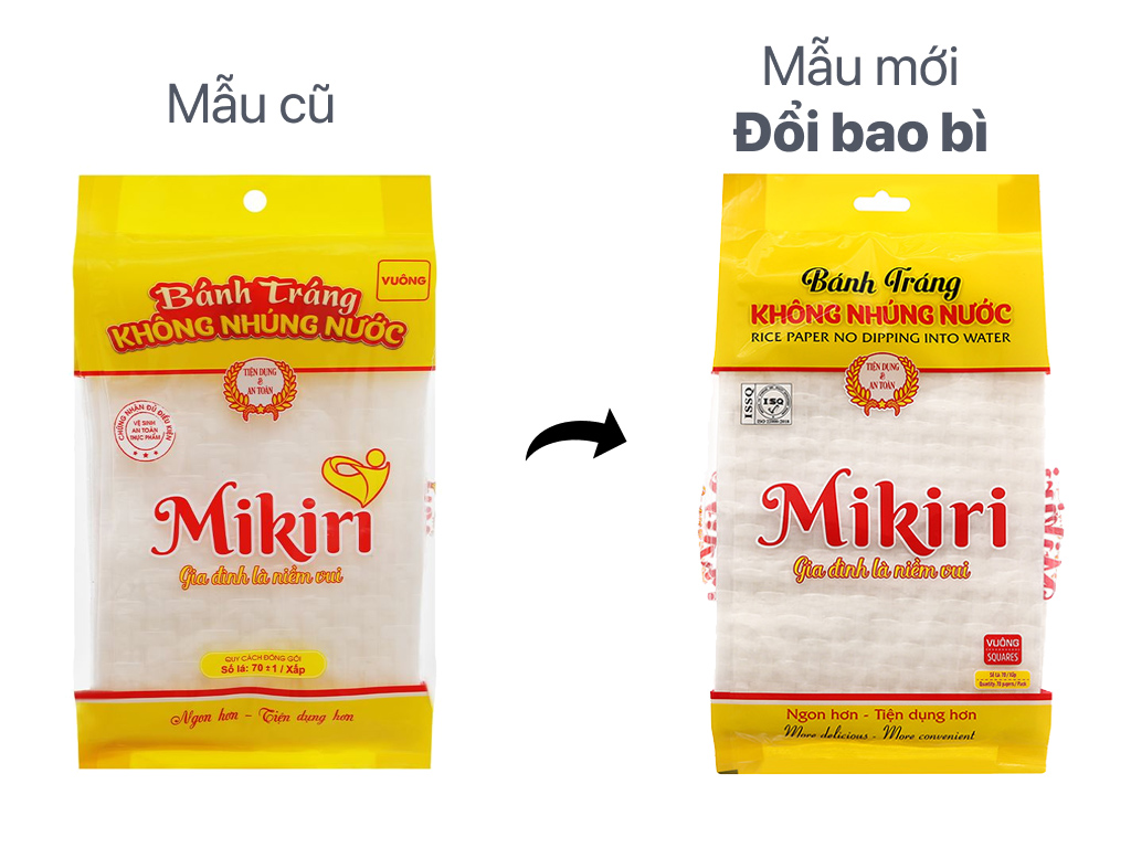 Bánh tráng mỏng 20cm Mikiri 210g giá tốt tại Bách hoá XANH