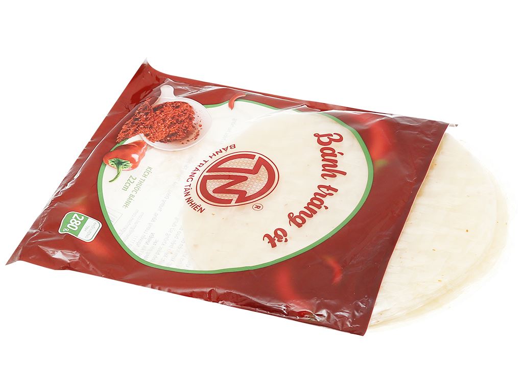 Bánh tráng ớt Tân Nhiên gói 280g giá tốt tại Bách hoá XANH