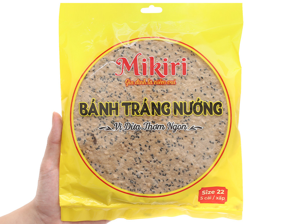 Bánh tráng nướng 22cm Mikiri gói 135g tại Bách hóa XANH