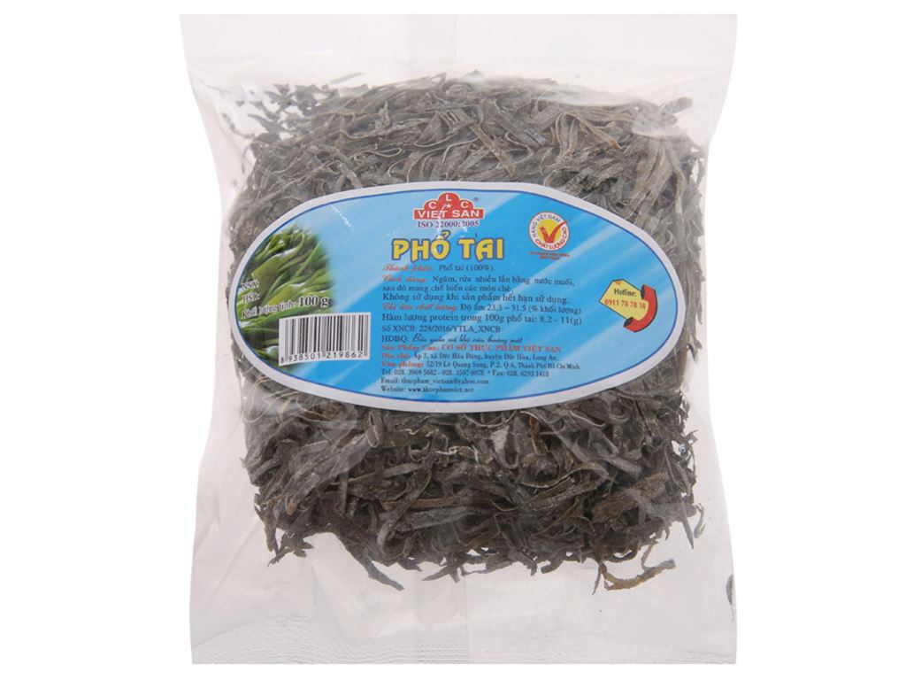 Phổ tai sợi phơi khô Việt San 100g giá tốt tại Bách hoá XANH