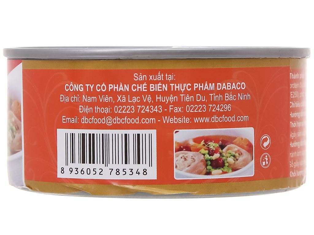 Thịt heo hầm Dabaco hộp 170g giá tốt tại Bách hoá XANH