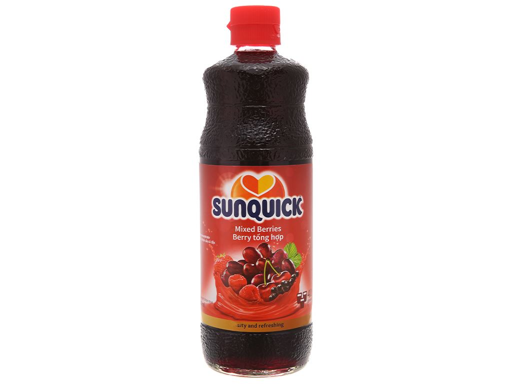 Nước berry cô đặc Sunquick 840ml giá tốt tại Bách hoá XANH