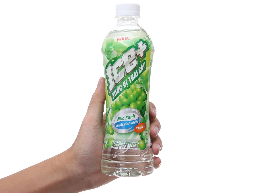 6 chai nước Ice+ nho xanh 490ml giá tốt tại Bách hoá XANH