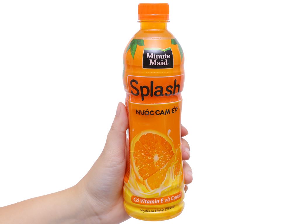 24 chai nước cam ép Splash 450ml giá tốt tại Bách hoá XANH