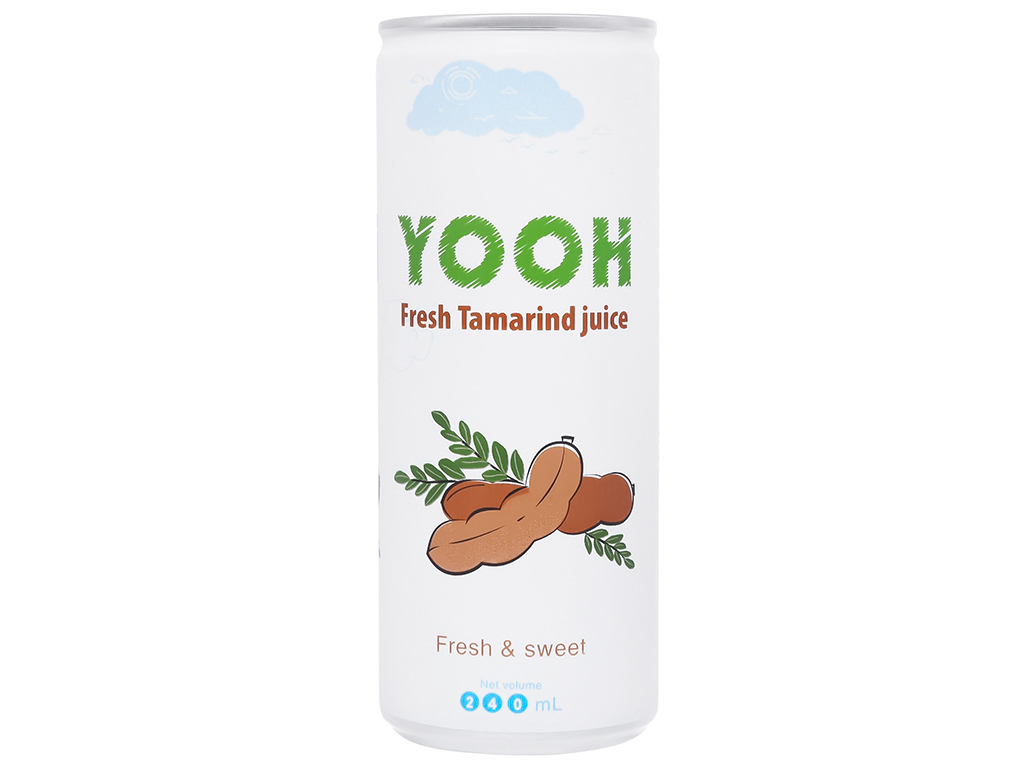 Thùng 24 lon nước me Yooh 240ml giá tốt tại Bách hoá XANH