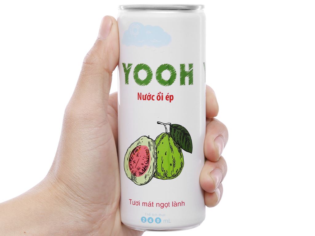 Nước ép ổi tươi Yooh lon 240ml giá tốt tại Bách hoá XANH