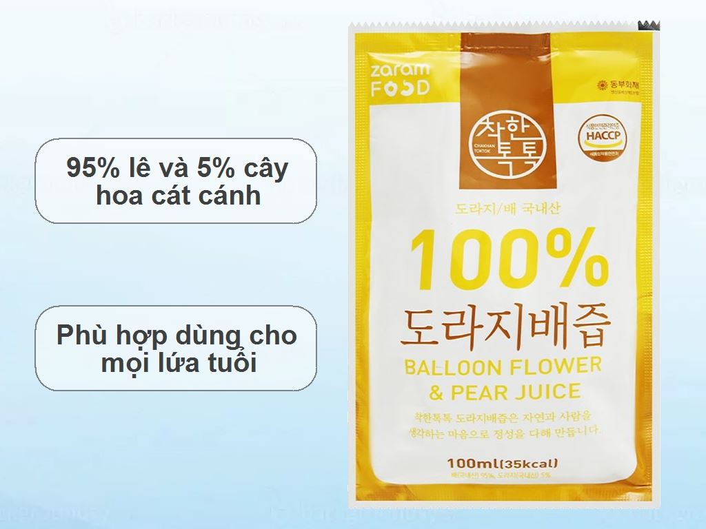 Nước ép hỗn hợp Zaram Food 100ml giá tốt tại Bách hoá XANH