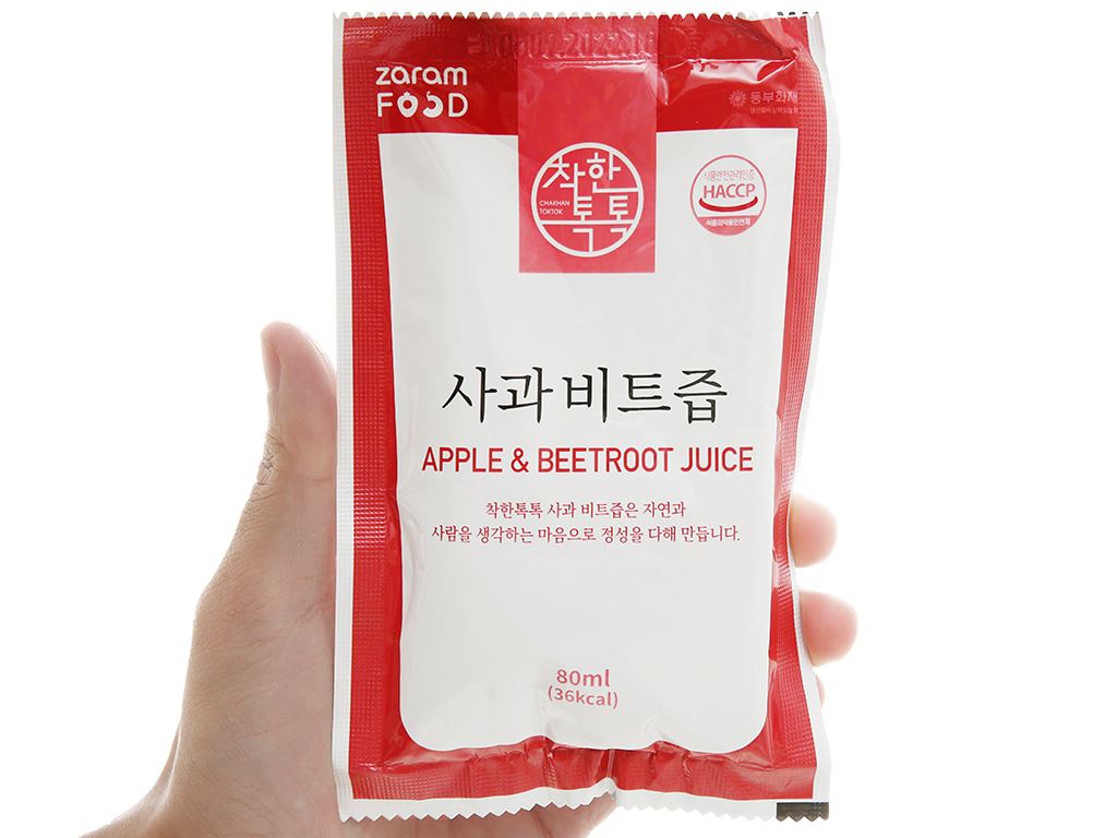 Nước ép táo củ dền Zaram Food 80ml giá tốt tại Bách hoá XANH