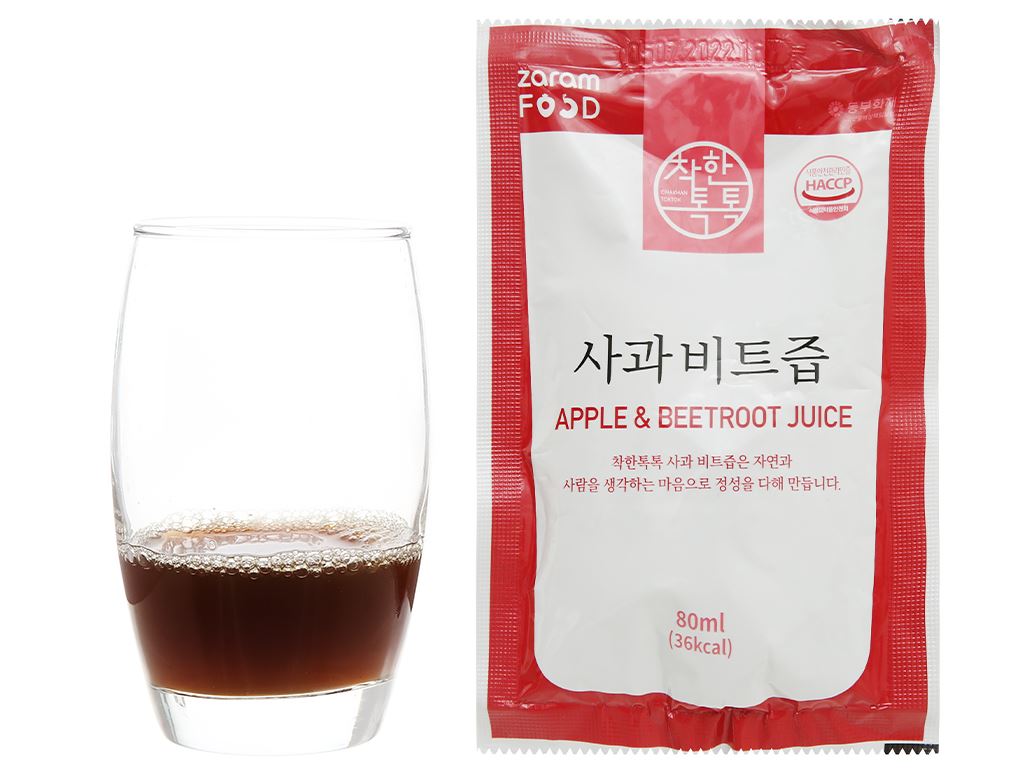 Nước ép táo củ dền Zaram Food 80ml giá tốt tại Bách hoá XANH