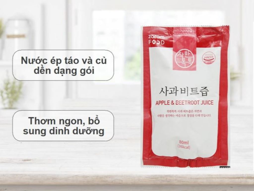 Nước ép táo củ dền Zaram Food 80ml giá tốt tại Bách hoá XANH