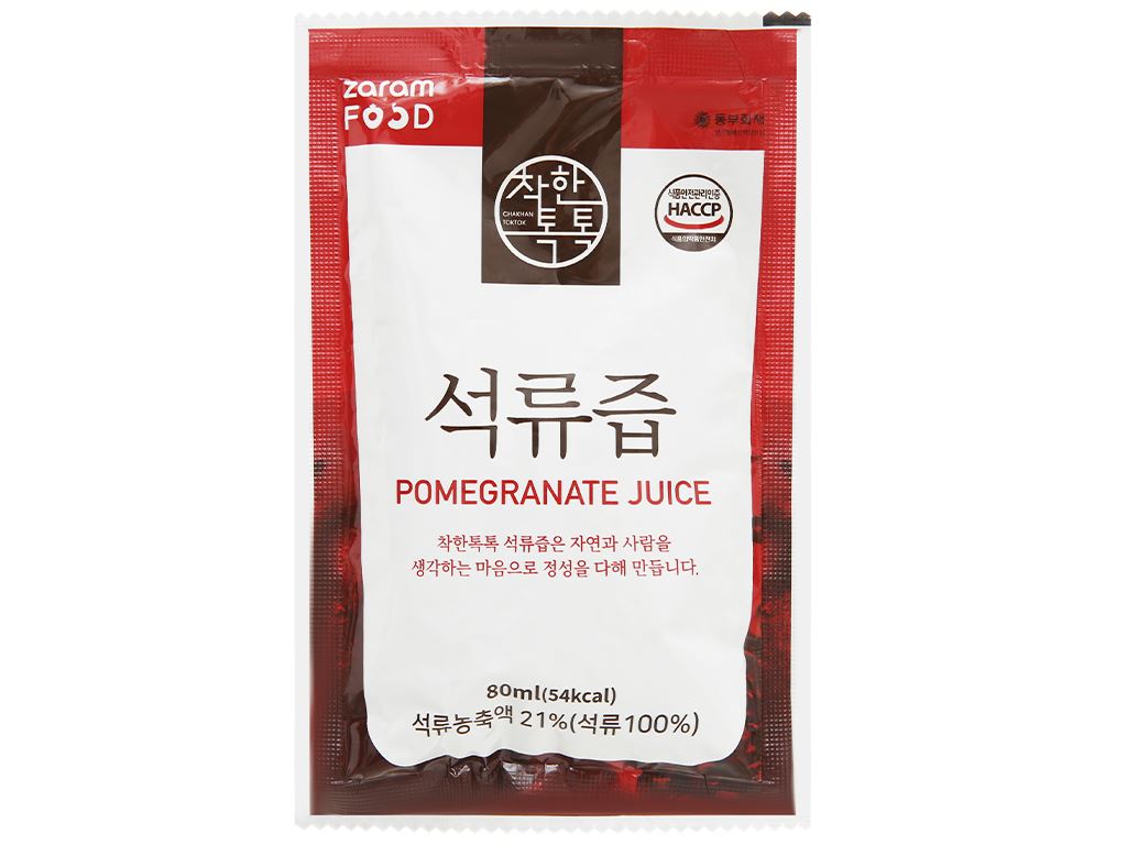 Thùng 30 gói nước Zaram Food 80ml giá tốt tại Bách hoá XANH