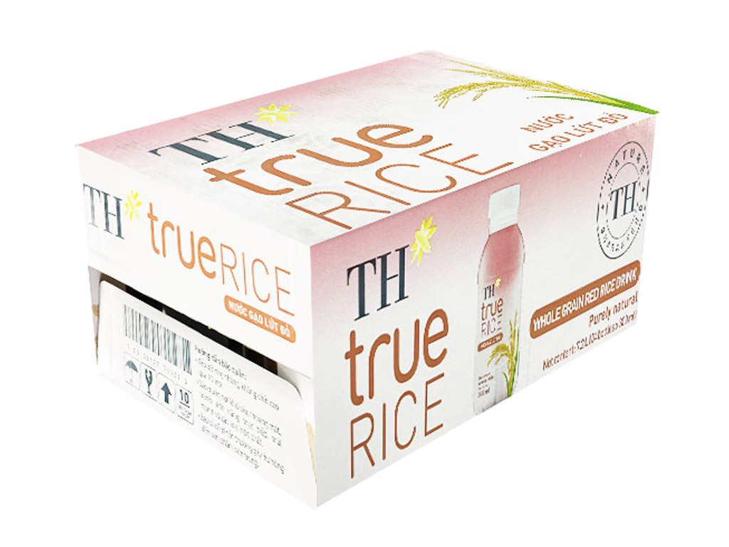 Thùng 24 chai nước gạo lứt TH True Rice 300ml Bách hoá XANH