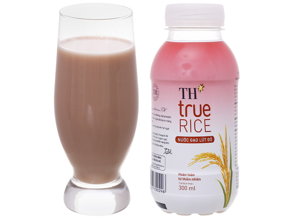 Thùng 24 chai nước gạo lứt TH True Rice 300ml Bách hoá XANH