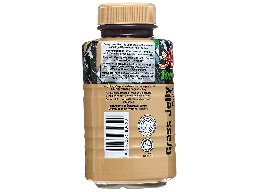 Thùng 24 chai nước sương sáo A1 Food 280ml cực thơm ngon