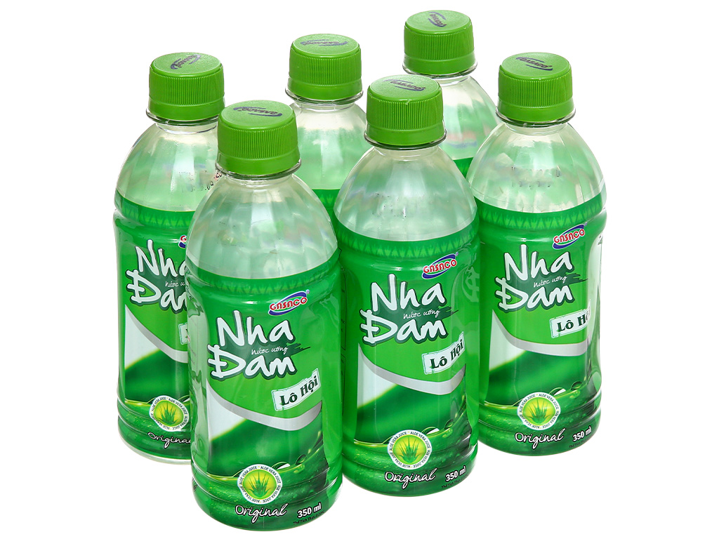 6 chai nước nha đam Gasaco 350ml thơm ngon tại Bách hóa XANH
