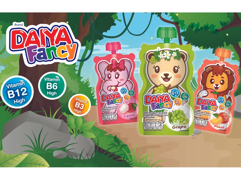 Nước ép nho trắng Daiya Fancy hương vải 150ml cực thơm ngon