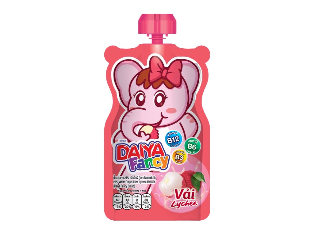 Nước ép nho trắng Daiya Fancy hương vải 150ml cực thơm ngon