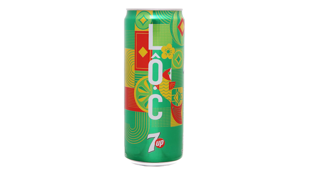 Nước ngọt 7Up vị chanh lon 320ml - 05/2024 | nhathuocankhang.com