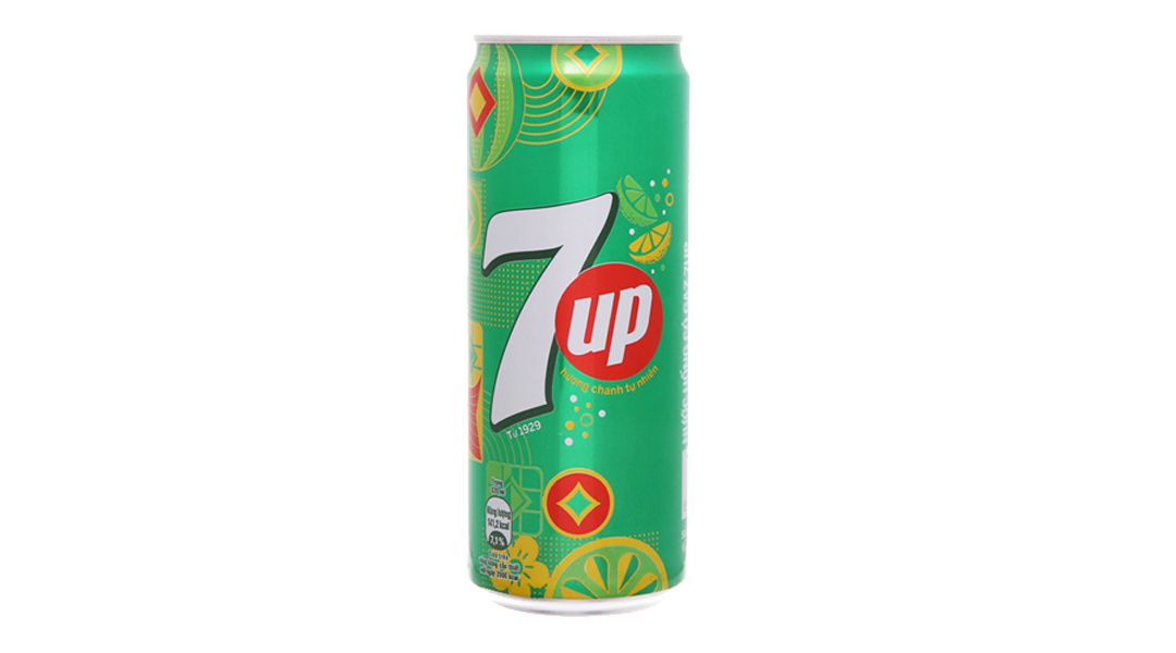 Nước ngọt 7Up vị chanh lon 320ml - 05/2024 | nhathuocankhang.com