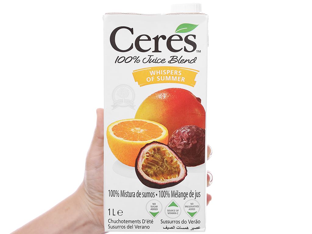 Nước ép chanh dây Ceres hộp 1 lít giá tốt tại Bách hoá XANH