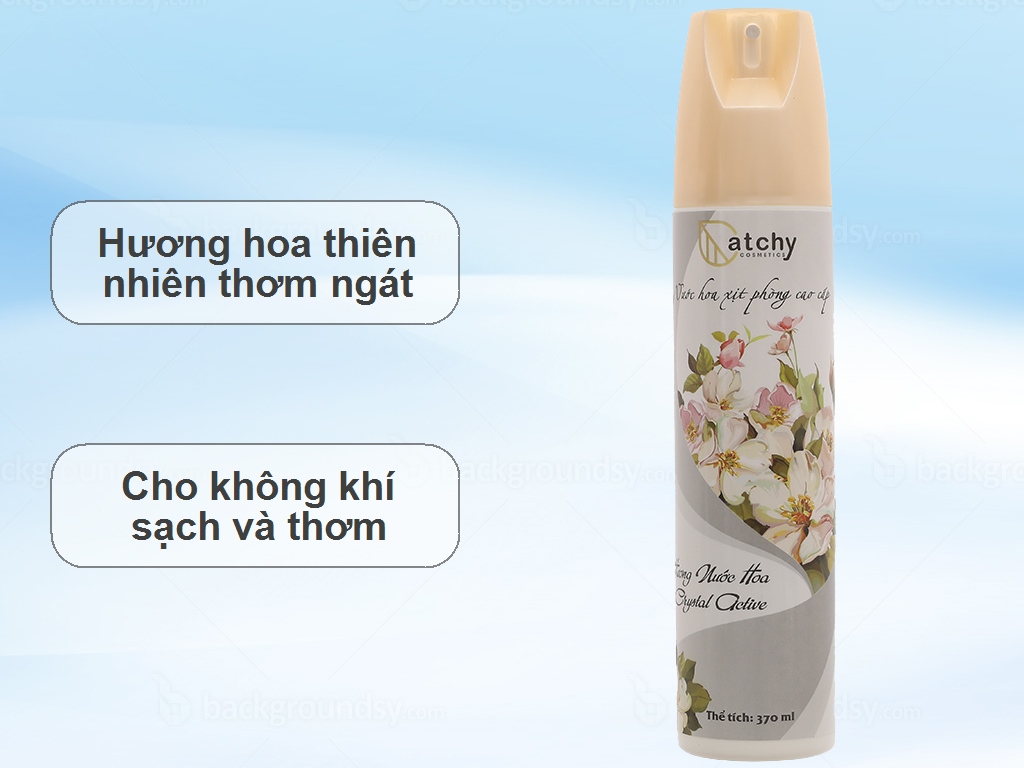 Xịt phòng Catchy Crystal Active 370ml tại Bách hoá XANH