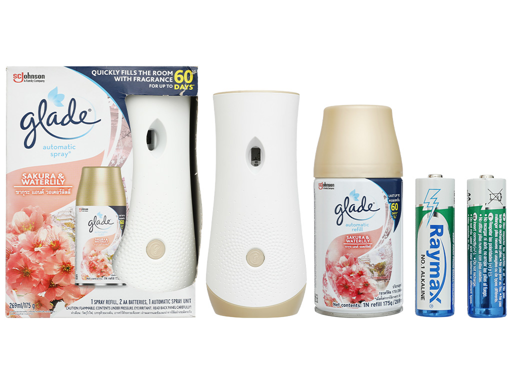 Xịt phòng hoa đào & lily Glade 400g tại Bách hoá XANH