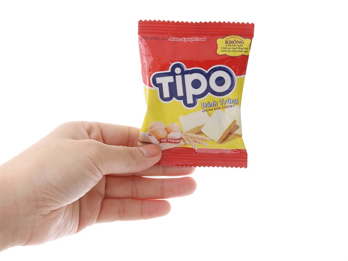 Bánh trứng 100% trứng Tipo 39g giá tốt tại Bách hoá XANH