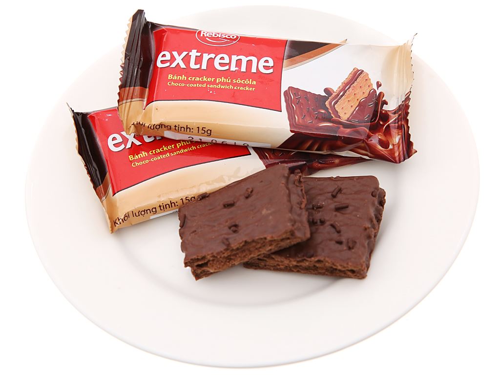 Bánh cracker phủ socola Rebisco Extreme hộp 225g