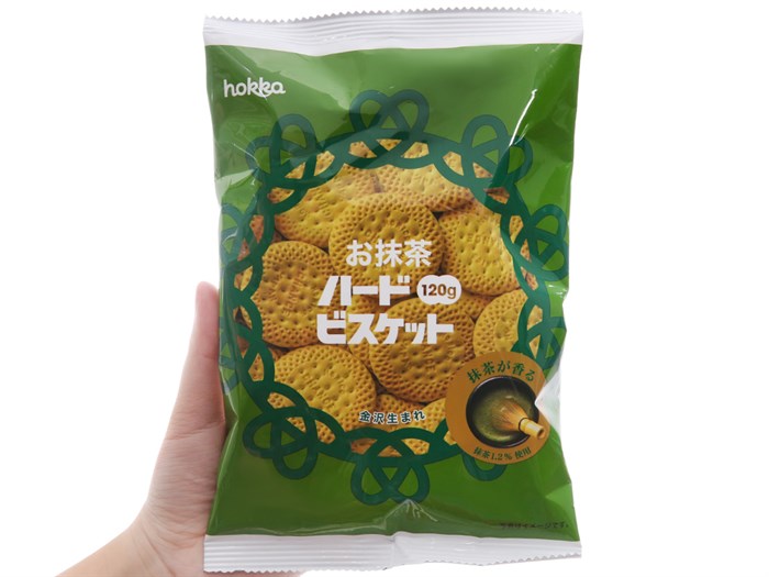 Bánh quy trà xanh Hokka gói 120g giá tốt tại Bách hoá XANH