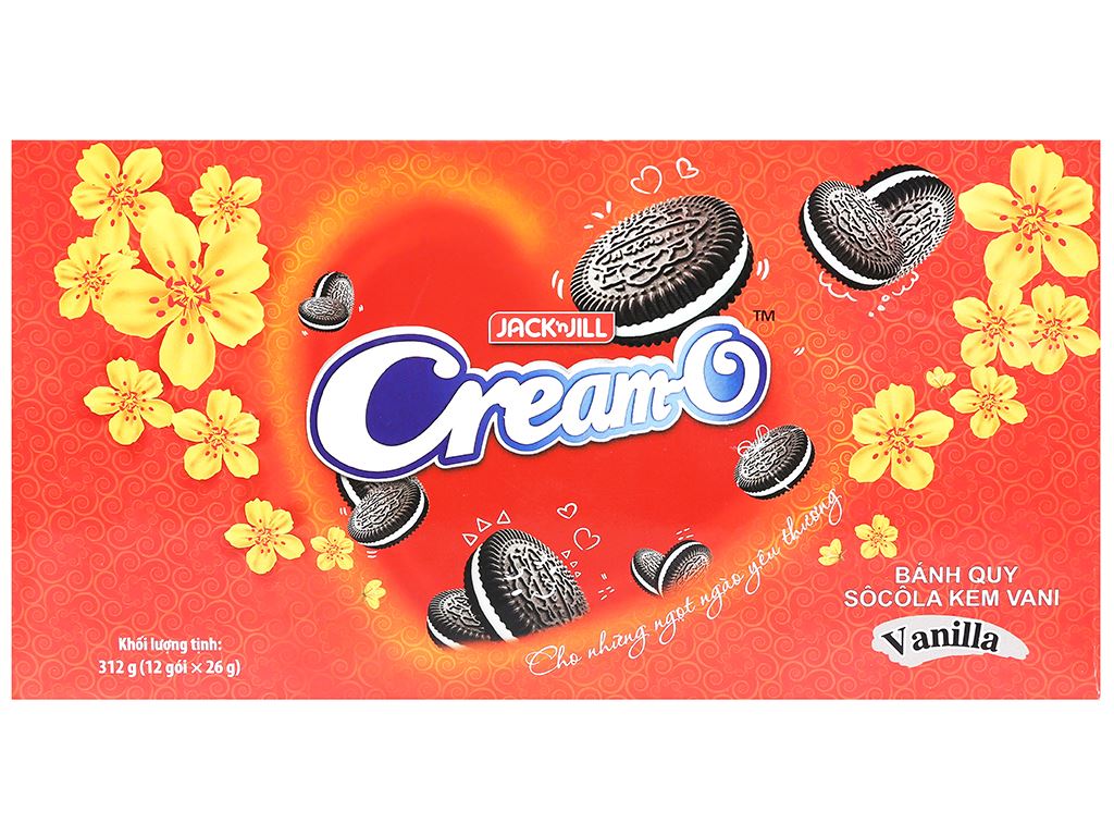 Bánh quy socola vani Cream-O 312g giá tốt tại Bách hoá XANH