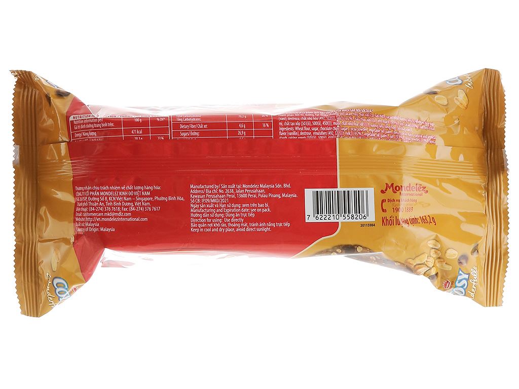 Bánh socola, yến mạch Cosy 163.2g giá tốt tại Bách hoá XANH