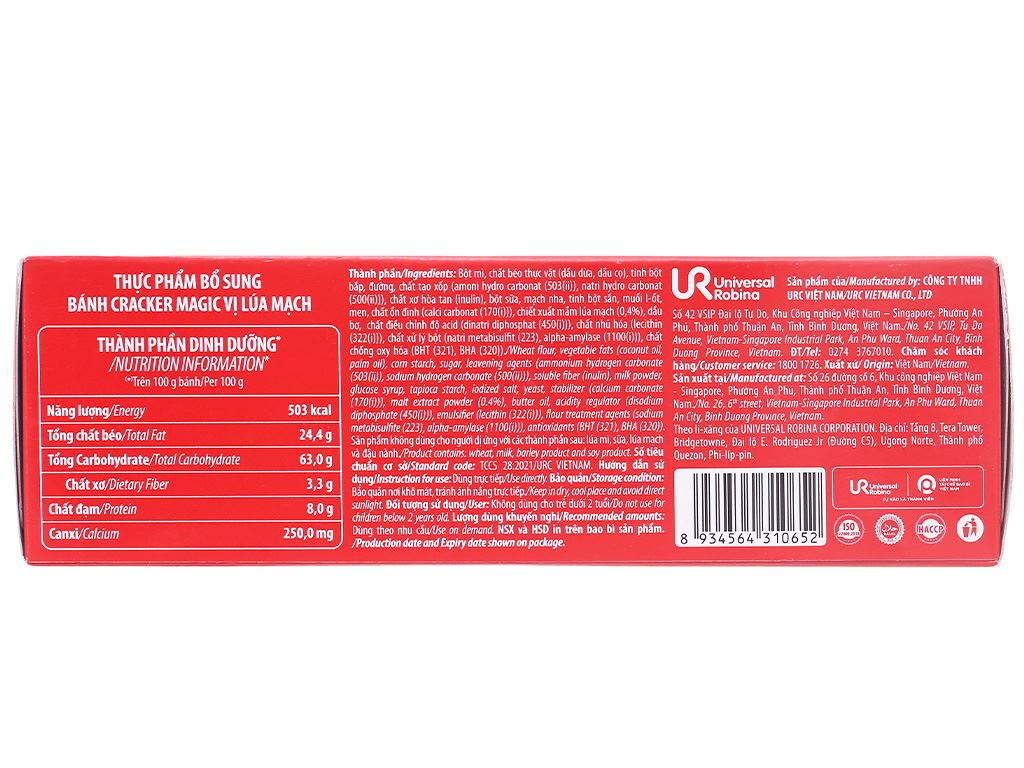Bánh Magic Cracker hộp 270g Bách hóa XANH