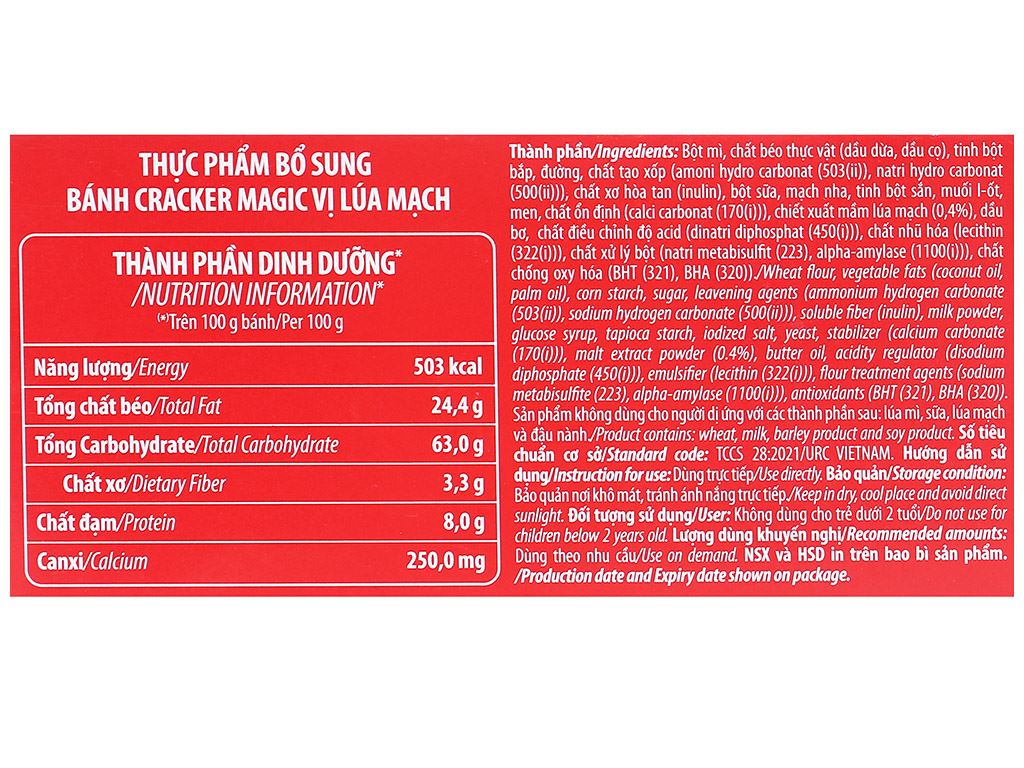 Bánh Magic Cracker hộp 270g Bách hóa XANH