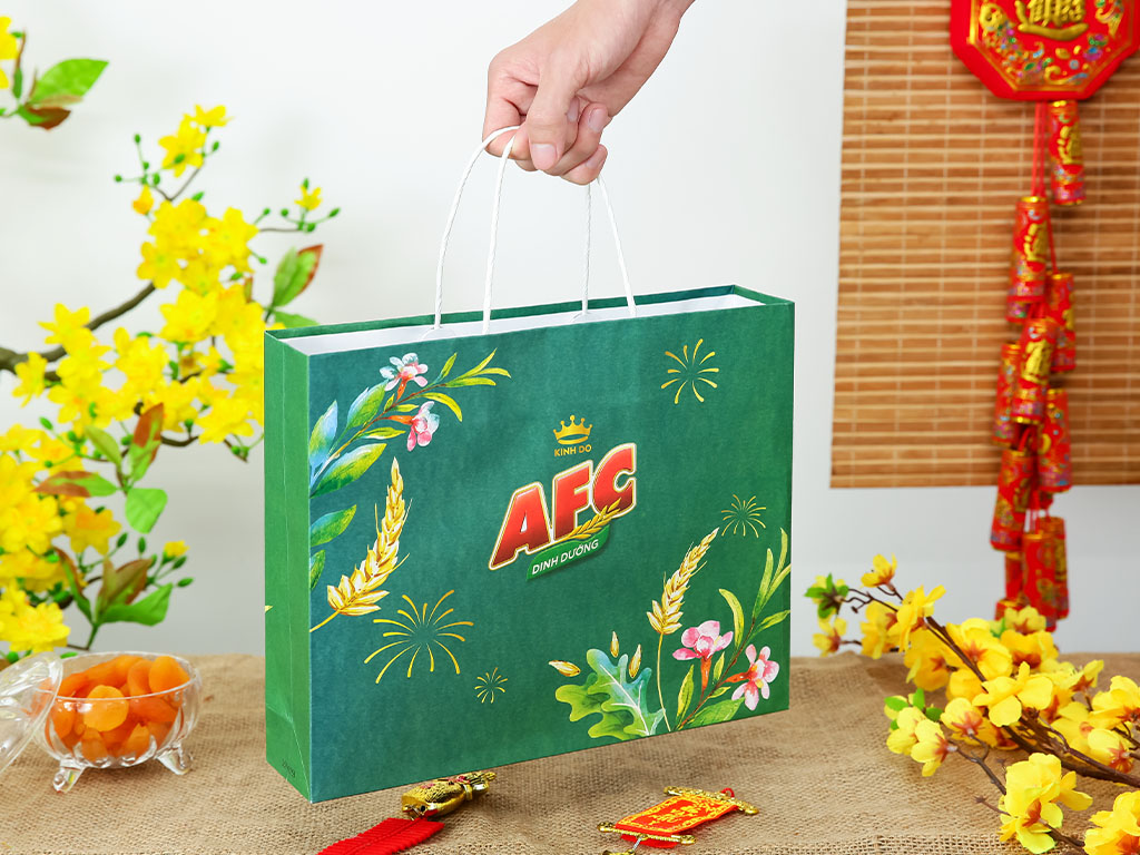 Bánh cracker vị lúa mì và rau AFC hộp 350g tại Bách hóa XANH