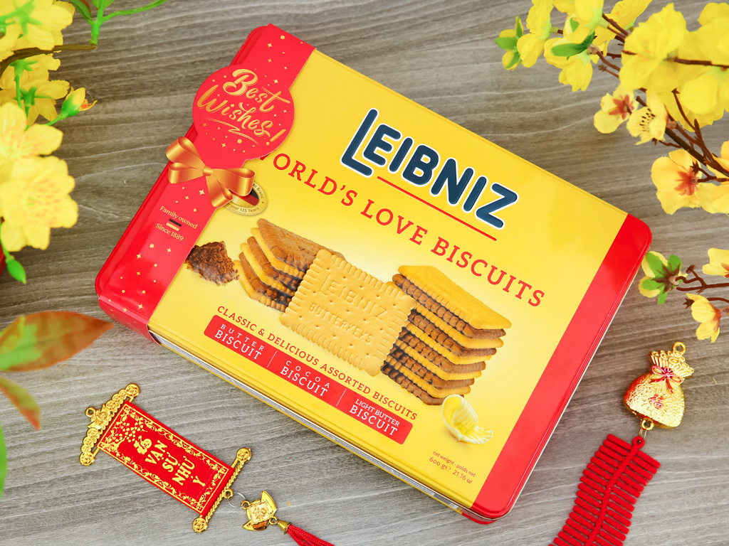 Bánh quy Leibniz World Love Biscuits 600g tại Bách hóa XANH