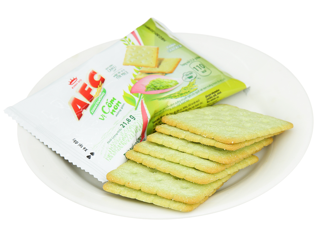 Bánh cracker vị cốm non AFC 261,6g tại Bách hóa XANH