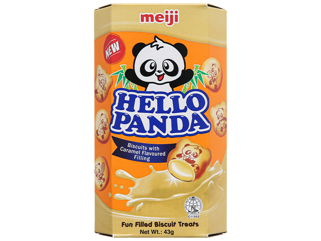 Bánh gấu caramel Meiji Hello Panda 43g tại Bách hóa XANH