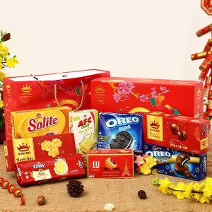 Bộ quà Tết Kinh Đô Lộc II 8 món 1.145kg tại Bách hóa XANH