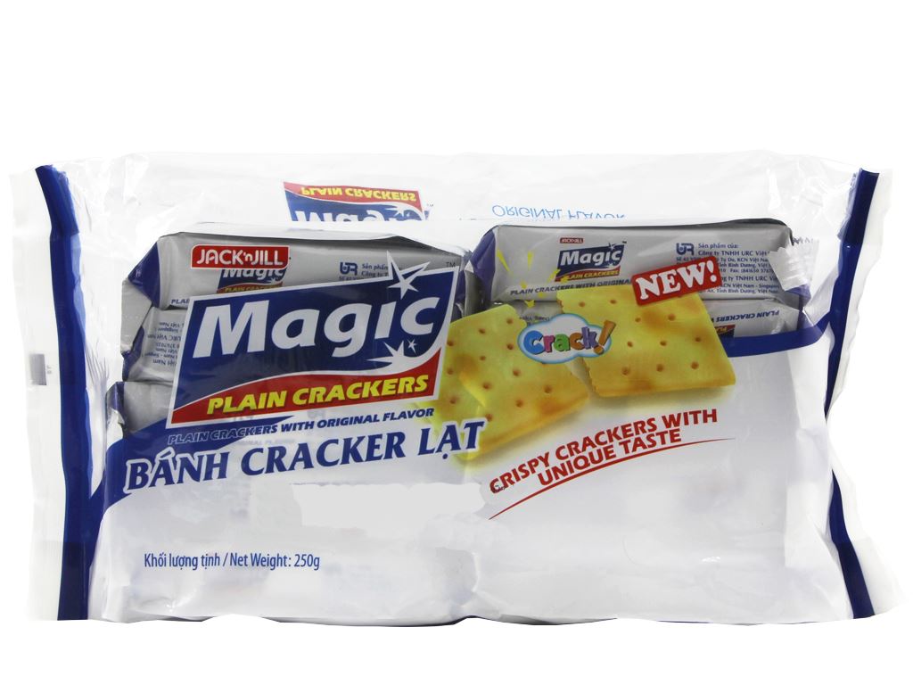 Bánh cracker Magic Plain gói 250g giá tốt tại Bách hoá XANH