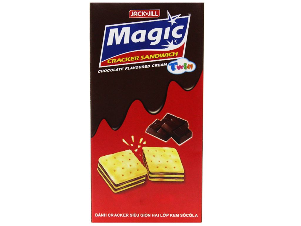 Bánh cracker 2 lớp kem Magic 210g giá tốt tại Bách hoá XANH