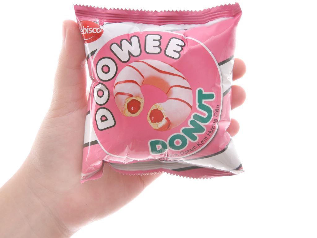 Bánh dâu Doowee Donut 5cái x 30g giá tốt tại Bách hoá XANH