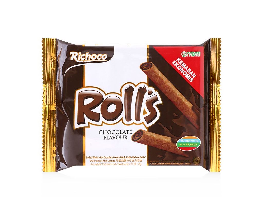 Bánh socola Roll's Richoco gói 50g giá tốt tại Bách hoá XANH