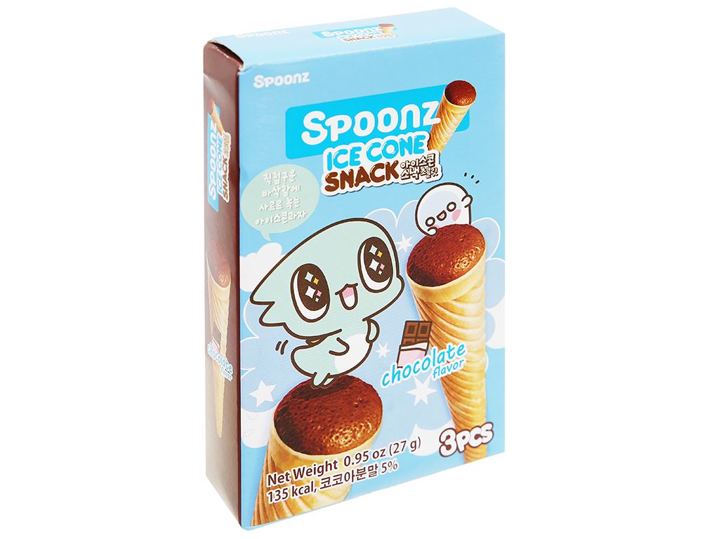 Bánh xốp socola Spoonz 3 gói x 9g giá tốt tại Bách hoá XANH