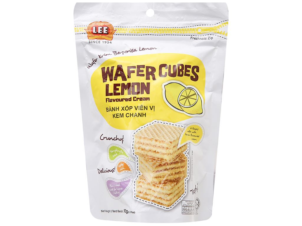 Bánh xốp kem chanh Lee Biscuits gói 90g tại Bách hoá XANH